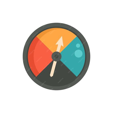 Premium Vector Analog Barometer Icon Flat Illustration Of Analog Barometer Vector Icon