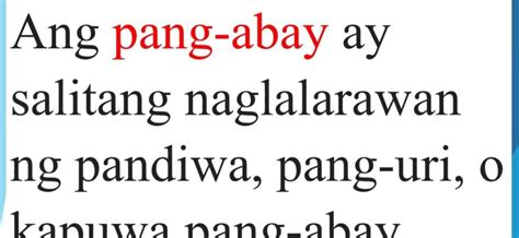 Understanding What Is Pang Abay In Filipino Grammar Avery Ideas