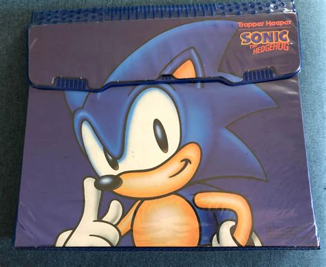 My 1995 Sonic The Hedgehog Trapper Keeper R Pics