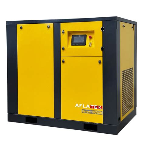 Optimize Efficiency 75kw Aflatek Screw100vsd Screw Compressor