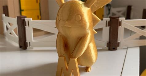 Pikachu M By Boosun Download Free Stl Model
