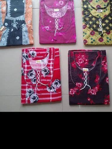 Printed Cotton Xl Xxl Size Nighties At ₹ 155piece In Erode Id