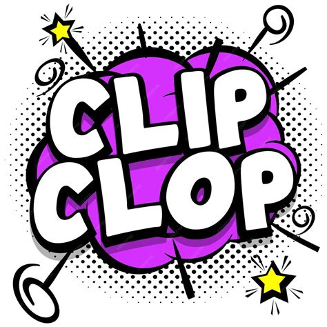 Free Vector Clip Clop Comic Bright Template With Speech Bubbles On Colorful Frames