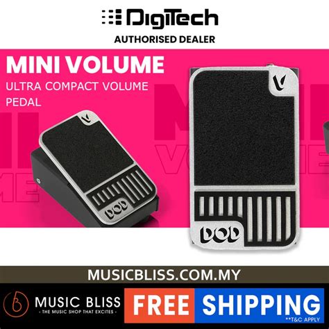 Digitech Dod Mini Volume Guitar Pedal Total Music Gear All In One
