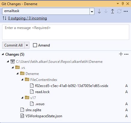 Visual Studio İle Git GitHub Kullanımı ALKANFATIH