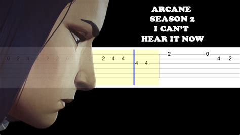Freya Ridings - I Can’t Hear It Now - From Arcane Season 2 (Easy Guitar Tabs Tutorial) - YouTube