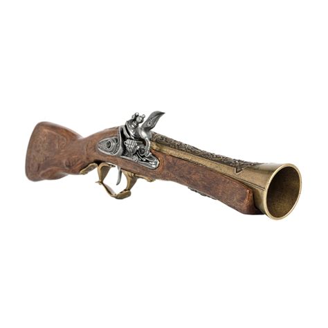 Xviii Century Pirate Blunderbuss Replica Flintlock Pistols And