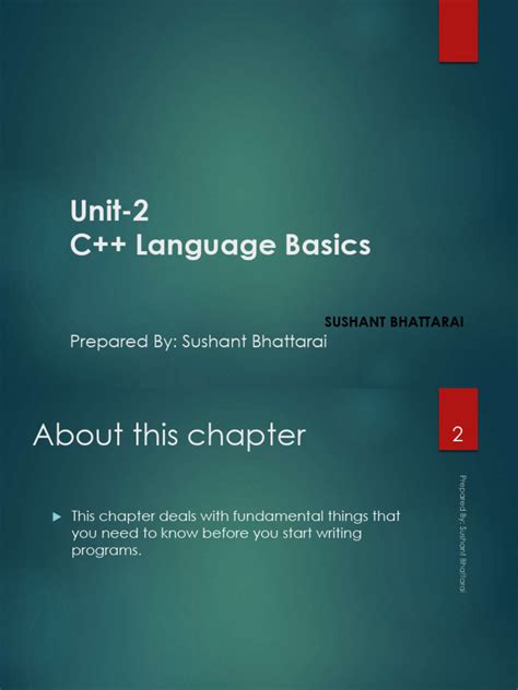 2c Language Basics Pdf Control Flow Namespace