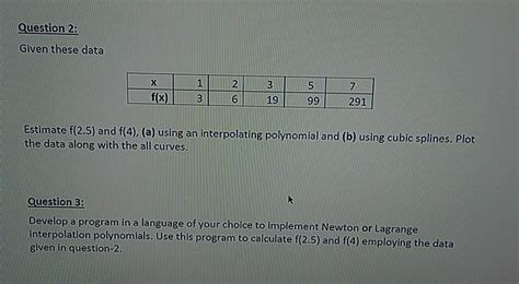 solved question 3 develop a program in a language of your