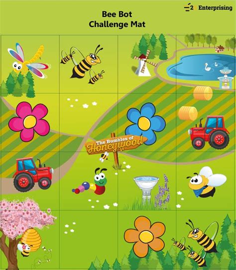 Bee Bot Challenge Bee Bot Mat Activity 2 2b Enterprising Bee Bot Challenge Bee Bot Mat Activity 2 2b Enterprising