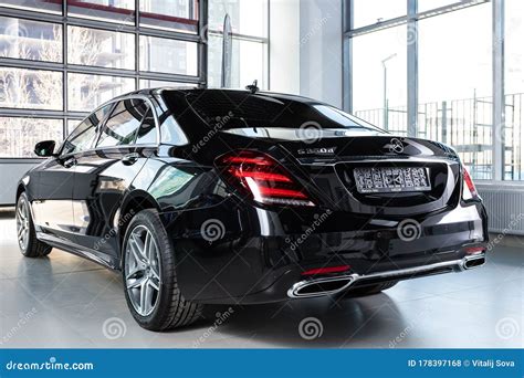 Novosibirsk Russia â€“ April 02 2020 Mercedes Benz S Class Editorial