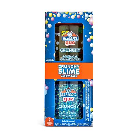 Elmers Gue Premade Crunchy Slime 2 Pack 2223183 Image 1