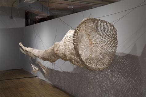 Amanda J Thackray Fiber Sculpture 21st October Shadow