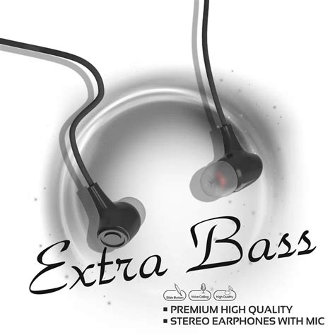 Wired Earphones With Stereo Sound