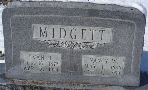 Evan James Midgett 1873 1954 Homenaje De Find A Grave