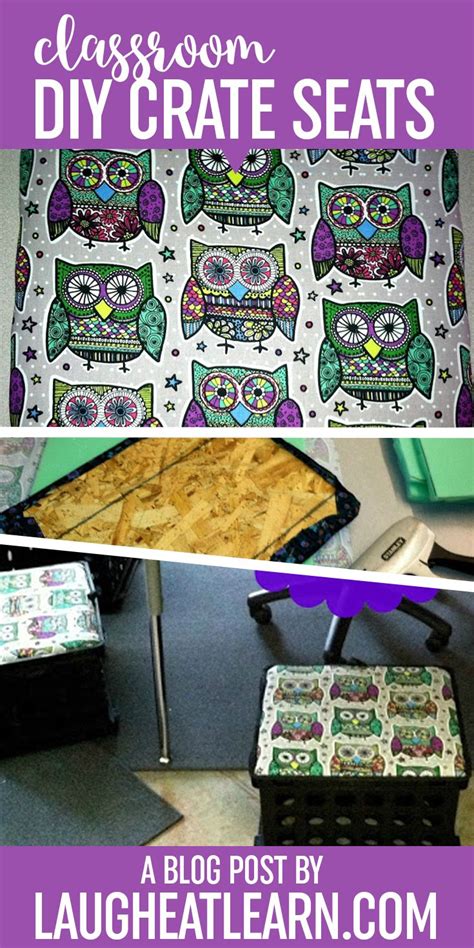Diy Crate Seats For Your Classroom Crate Seats Diy Classroom Crates
