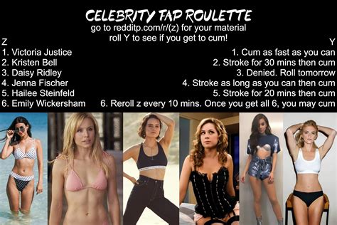 Celebrity Fap Roulette Fap Roulette