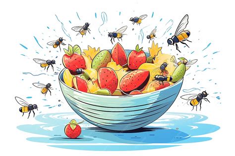 Premium Photo Buzzing Assembly Illustration Of Flies Congregating Around