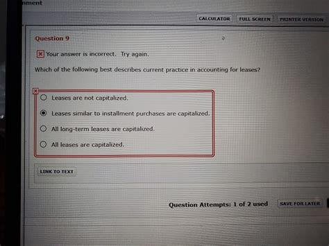Solved Nment Calculator Full Screen Printer Version Question