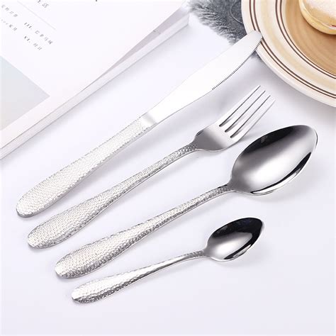 New Design High Quality And Polished Stainless Steel Cutlery Set Gold