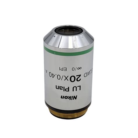 Nikon Microscope Objective Lu Plan 20x Elwd Epi