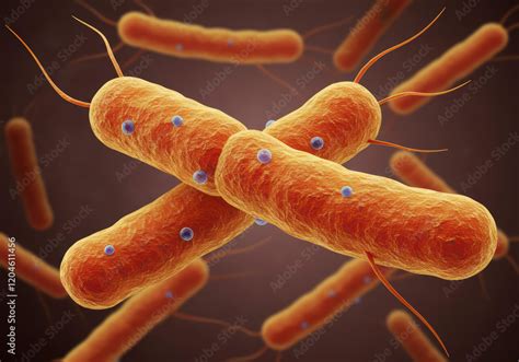 3d Illustration Of Streptococcus Pneumoniae Bacteria Highlighting Its Gram Positive Structure