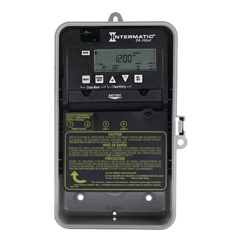Intermatic 24 Hr Not Astronomic Electronic Timer 30uj96 Ep100c Grainger