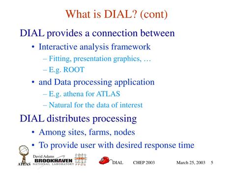 Ppt Dial Distributed Interactive Analysis Of Large Datasets