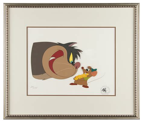 Lucifer And Jaq Limited Edition Cel From Cinderella Rr Auction