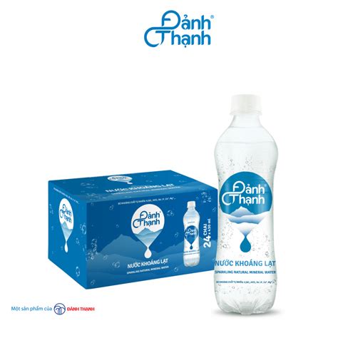 [chÍnh HÃng] Nước Khoáng Đảnh Thạnh Lạt Có Ga Thùng 24 Chai 430ml