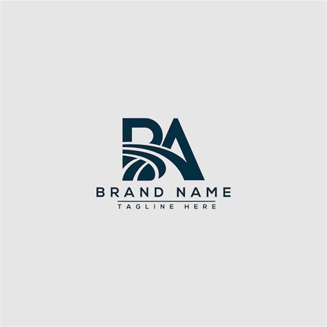 Premium Vector Ba Logo Design Template Vector Graphic Branding Element