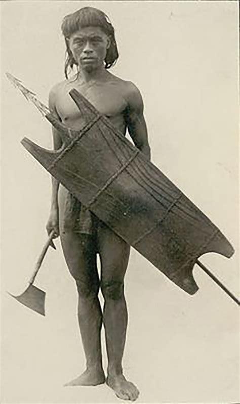 Original Philippines Late 19th Century Filipino Bontoc Igorot Headhunt