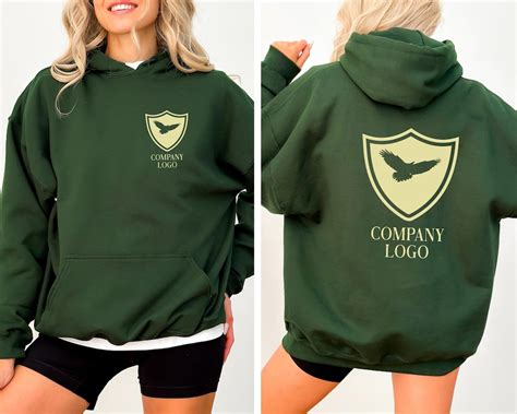 Custom Company Logo Hoodie Your Design Custom Design Hoodie