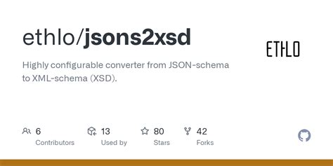 Github Ethlojsons2xsd Highly Configurable Converter From Json Schema To Xml Schema Xsd