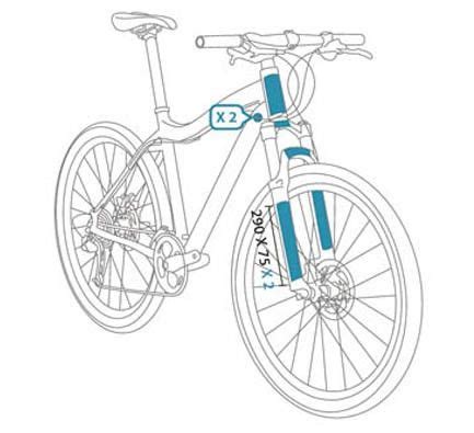 Clearprotect Xl Fork Protection Kit £2295 Frame Protection
