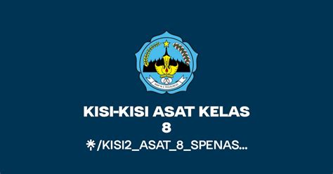 Kisi Kisi Asat Kelas 8 Linktree