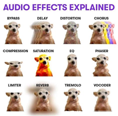 Audio Effects Explained Raudiomemes