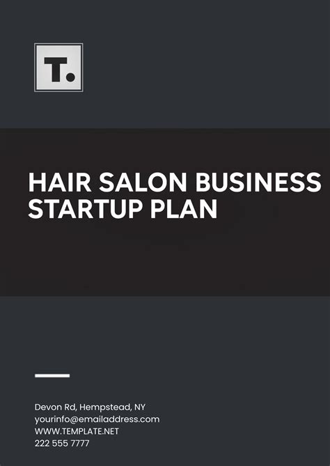 Free Salon Business Plan Templates Editable And Printable