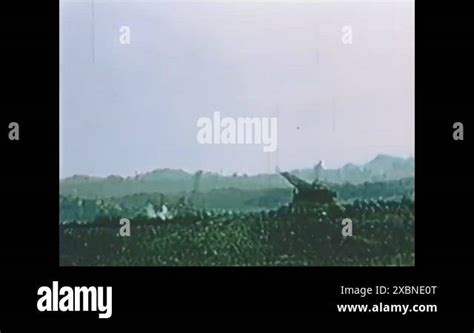 An Atomic Cannon Fires A Mark Nine Shell And The Ensuing Explosion