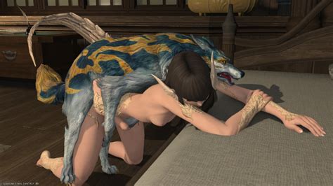 Rule 34 1futa 3d Alys Ffxiv Au Ra Canine Doggy Style Feral Final