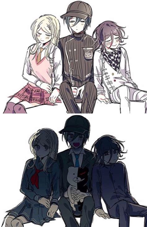 Kaede Shuichi Kokichi Danganronpa Danganronpa Memes Danganronpa