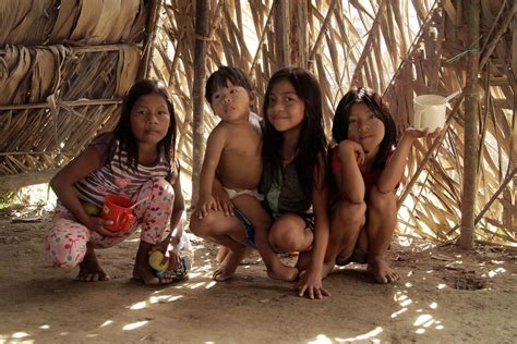 Amazon Rainforest Tribes Girls
