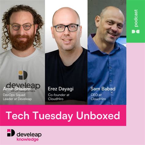 develeap s tech tuesday cloudhiro revolution develeap posted on the
