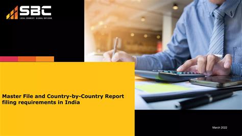 Transfer Pricing Overview Of Master File And Cbcr Reporting In India Pdf