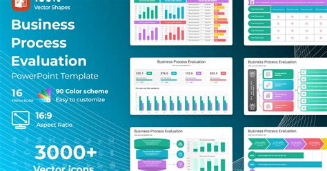 business process evaluation powerpoint template incl efficiency
