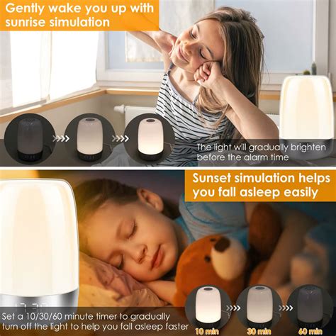 Sunrise Alarm Clock Rgb Wake Up Light Lumiliving Lumiliving