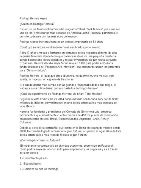 Rodrigo Herrera Aspra Descargar Gratis Pdf México Iniciativa Empresarial