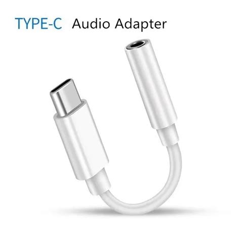 Headphone Aux Audio Jack Adapter Type C Usb C To 35mm Earphone Jack