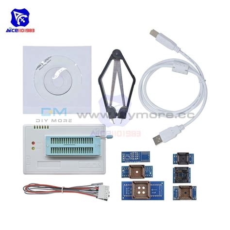 tl866ii plus programmer tl866 usb eprom eeprom 7 adapter socket extra
