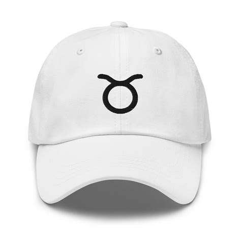 Taurus Zodiac Dad Hat Embroidered Taurus Baseball Cap Astrology Symbol Birthday T For